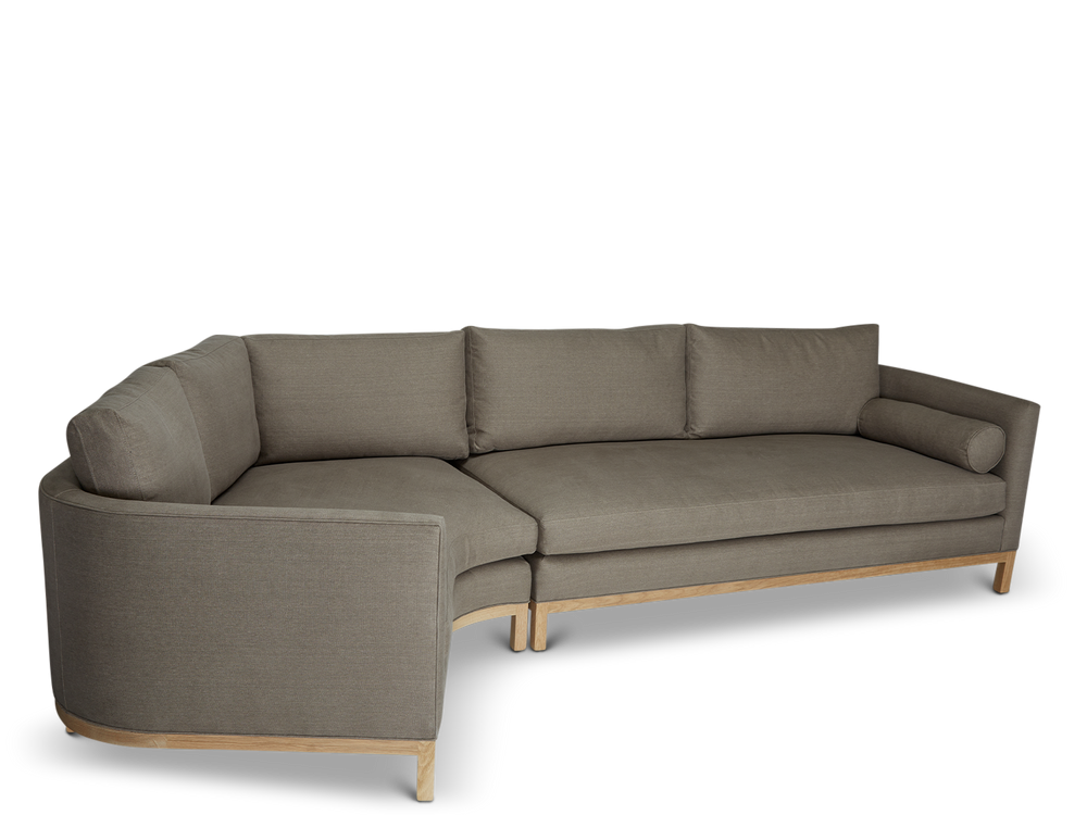 Curved Back Sectional