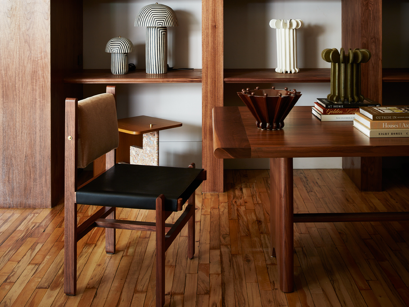 Morro Dining Side Chair - Leather Sling Seat