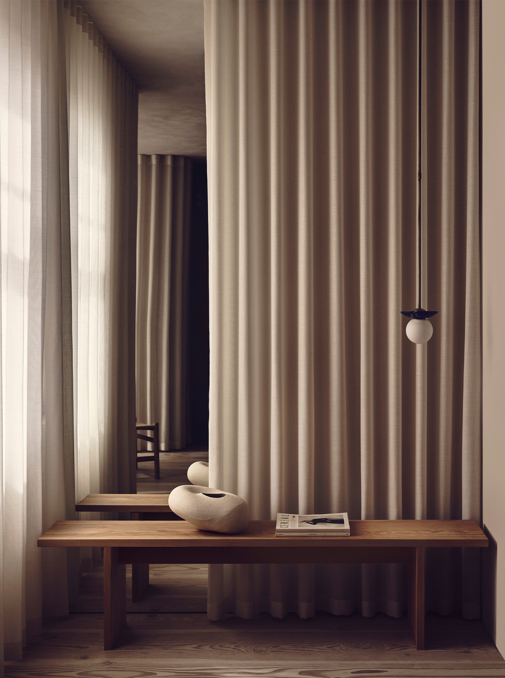 Orbit Pendant - Stone