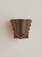 Brass Calla Sconce Small