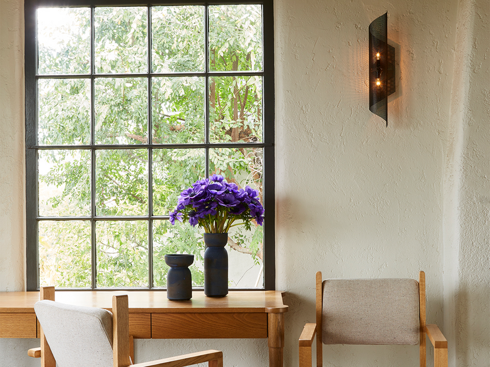 Rolled Perforated Sconce