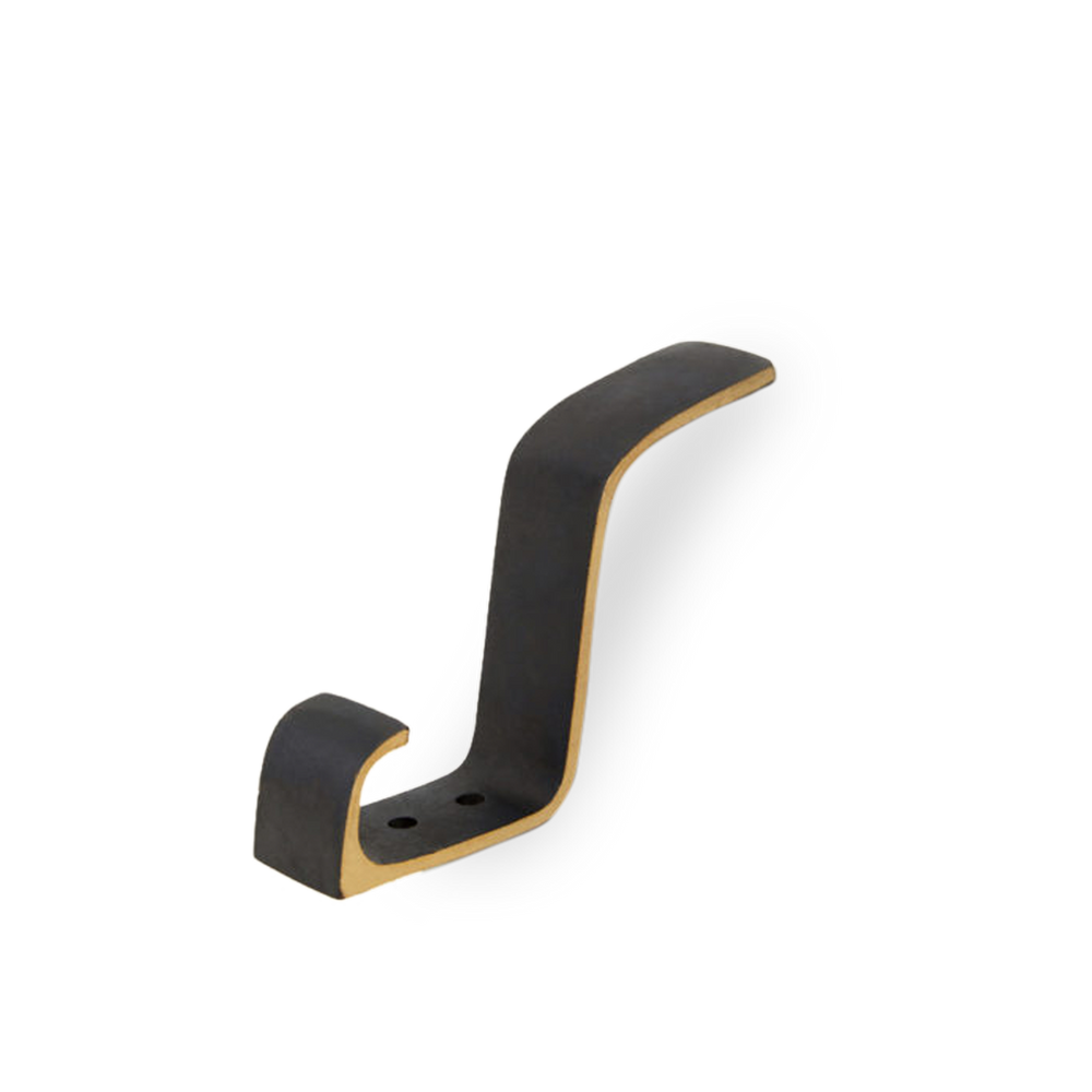 #5261-2 Large Rectangular Hook in Black