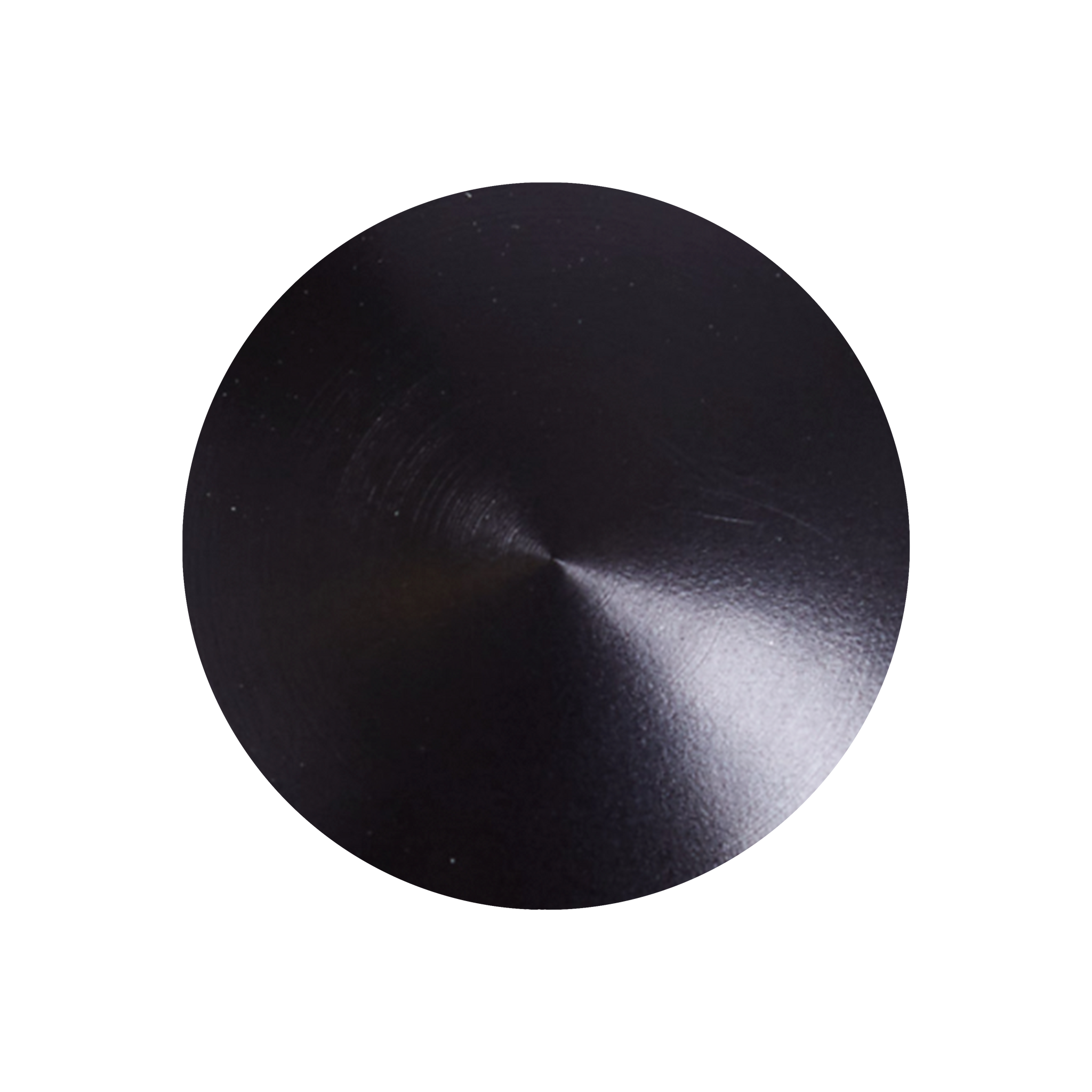 Black Anodized Metal Cap